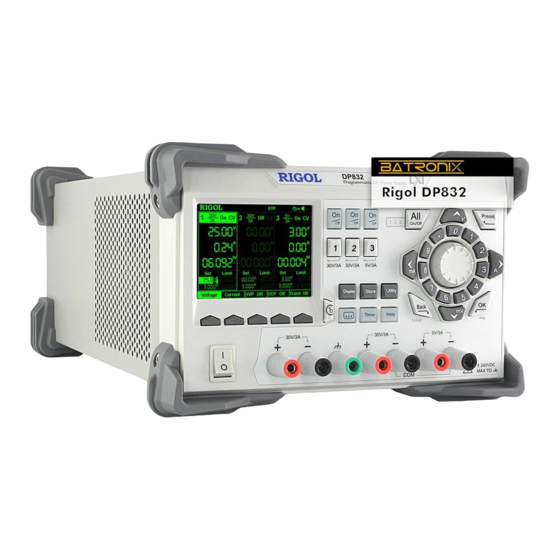 RIGOL DP800 SERIES FIRMWARE UPGRADE INSTRUCTIONS Pdf Download | ManualsLib