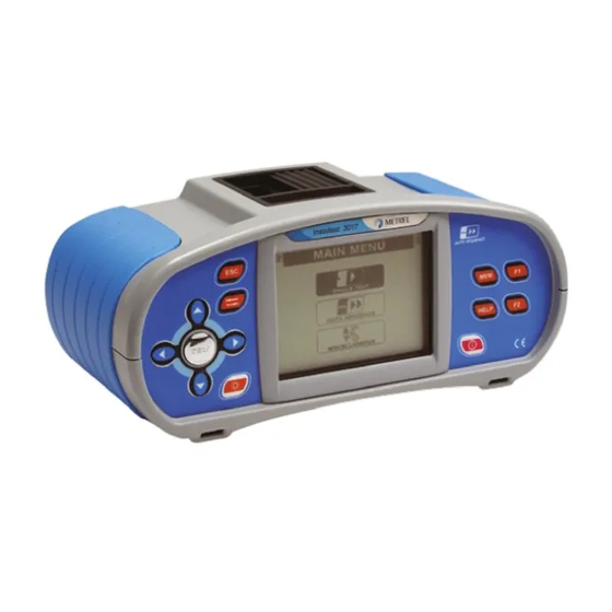 METREL INSTALTEST 3017 SHORT INSTRUCTIONS Pdf Download | ManualsLib