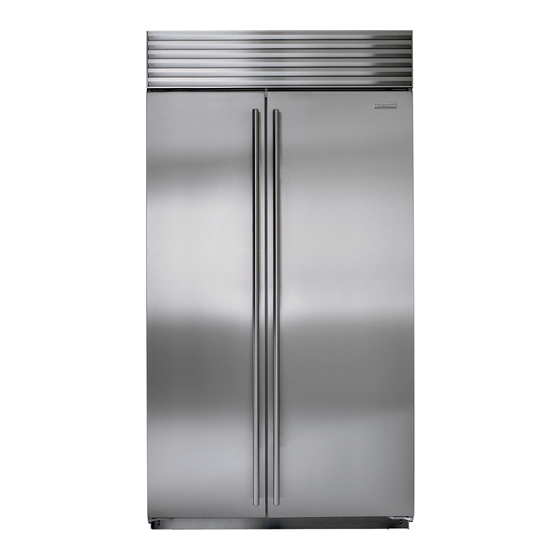 SUB-ZERO BUILT-IN SERIES TECHNICAL & SERVICE MANUAL Pdf Download ...