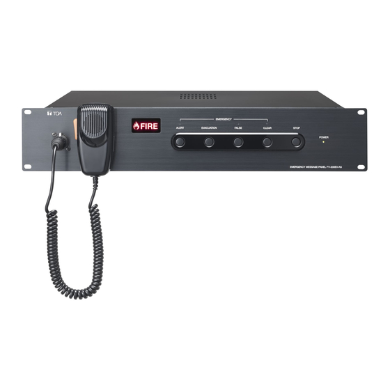 TOA FV-200 SERIES INSTRUCTION MANUAL Pdf Download | ManualsLib