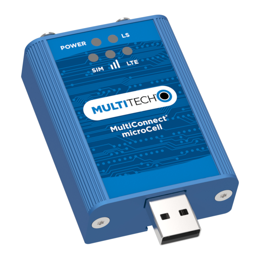 MULTI-TECH MULTICONNECT MICROCELL MTCM2-L4G1 USER MANUAL Pdf Download ...