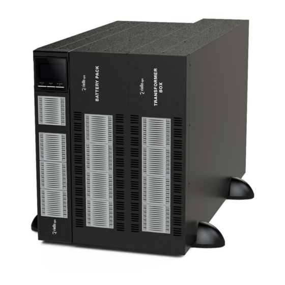 RIELLO UPS SENTINEL RT 6000 VA USER'S OPERATION MANUAL Pdf Download ...