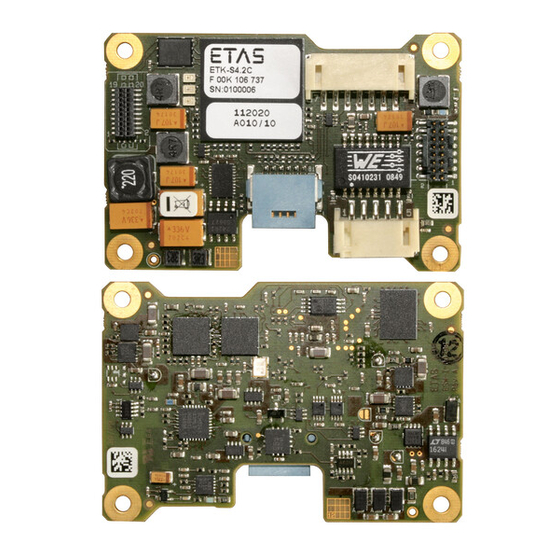 ETAS XETK-S4.2 USER MANUAL Pdf Download | ManualsLib