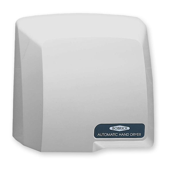 BOBRICK COMPACDRYER B-710 TROUBLESHOOTING AND INFORMATION MANUAL Pdf ...