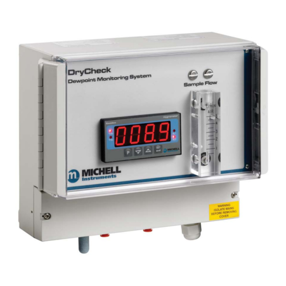 MICHELL INSTRUMENTS EASIDEW DRYCHECK USER MANUAL Pdf Download | ManualsLib