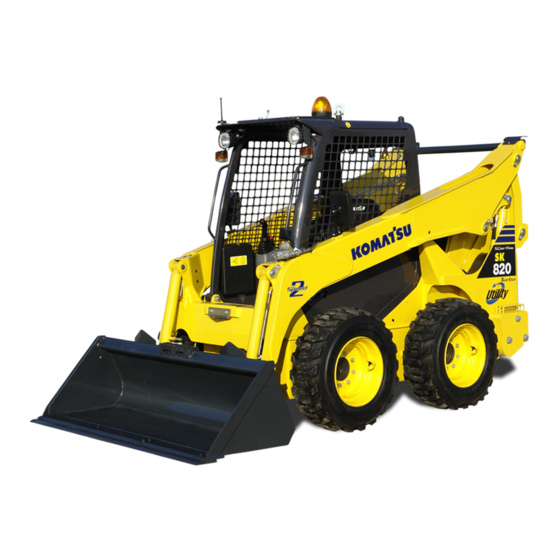 KOMATSU SK820-5 TURBO OPERATION & MAINTENANCE MANUAL Pdf Download ...