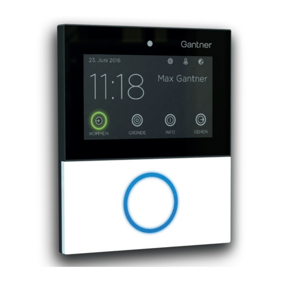 GANTNER GT7.2500 MANUAL Pdf Download | ManualsLib