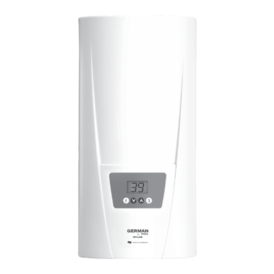 CLAGE GERMAN POOL DEX12 USER MANUAL Pdf Download | ManualsLib