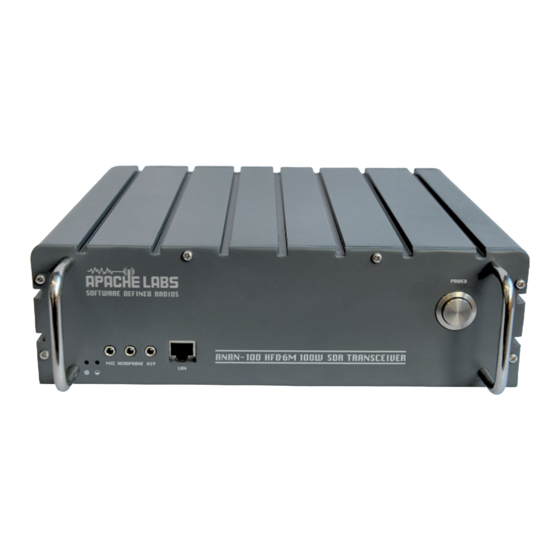 APACHE LABS ANAN-100/D MANUAL Pdf Download | ManualsLib