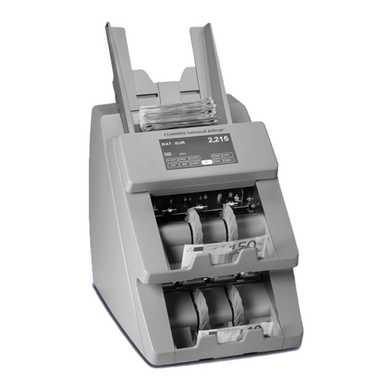 CUMMINS ALLISON UNIVERSAL JETSCAN USER MANUAL Pdf Download | ManualsLib