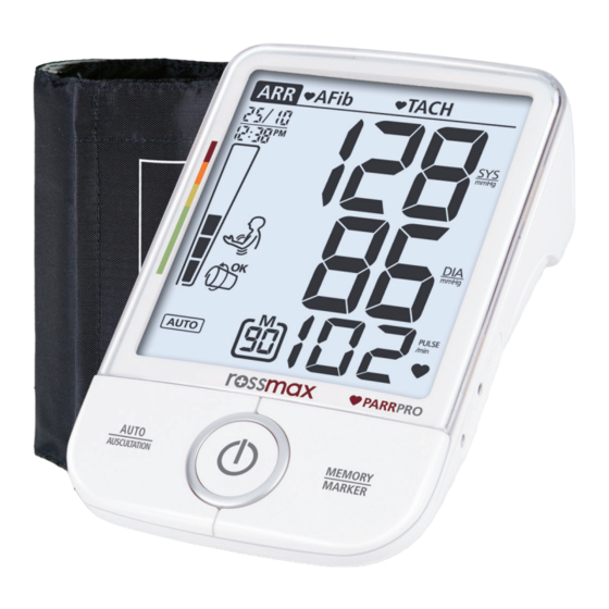 ROSSMAX X9 MANUAL Pdf Download | ManualsLib