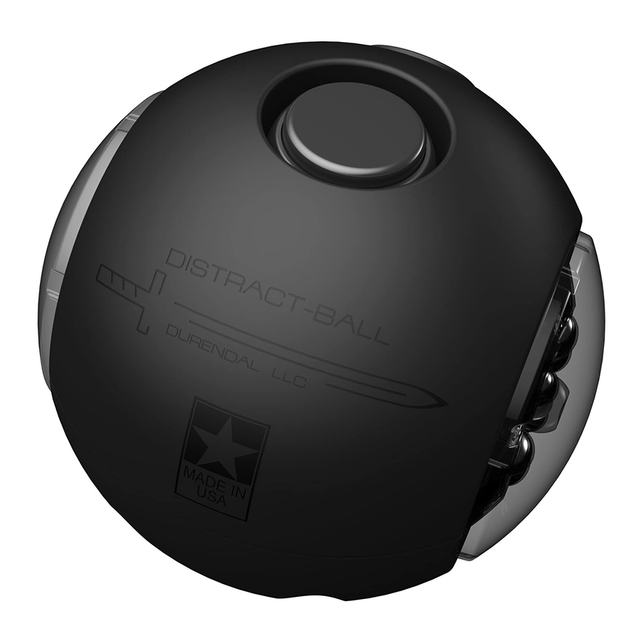 DURENDALL DISTRACT-BALL OPERATING INSTRUCTIONS Pdf Download | ManualsLib
