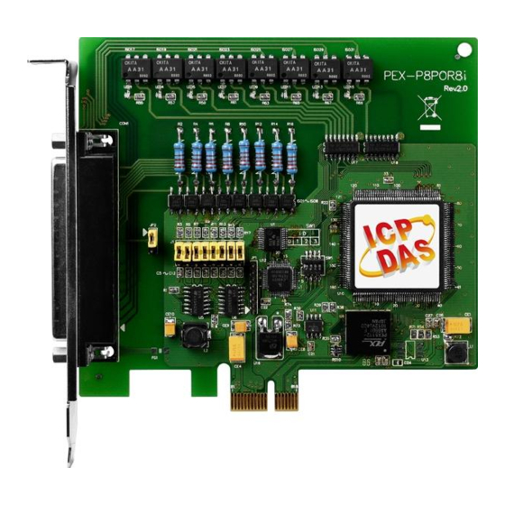 ICP DAS USA PCI-P16POR16U QUICK START MANUAL Pdf Download | ManualsLib