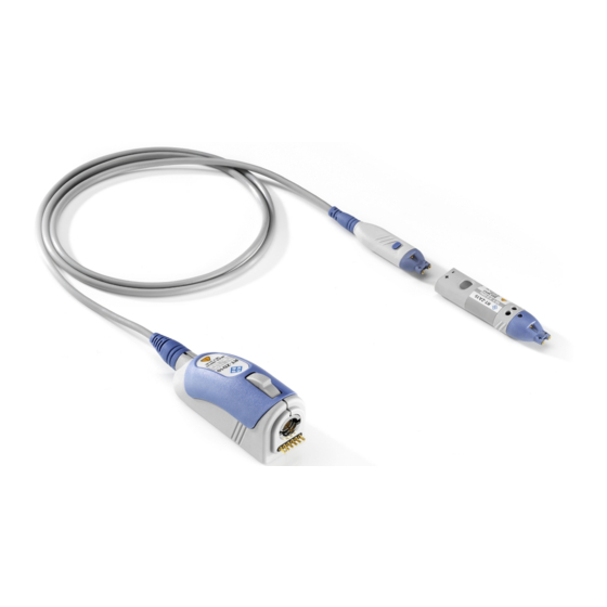 R&S RT-ZD10 USER MANUAL Pdf Download | ManualsLib