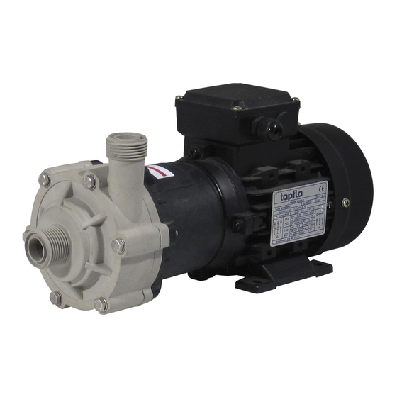 TAPFLO CTM SERIES INSTRUCTIONS FOR INSTALLATION, OPERATION AND ...