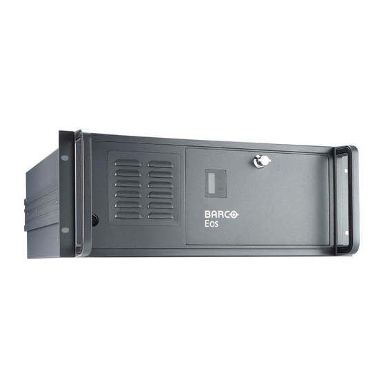 BARCO EOS X TERMINAL USER MANUAL Pdf Download | ManualsLib