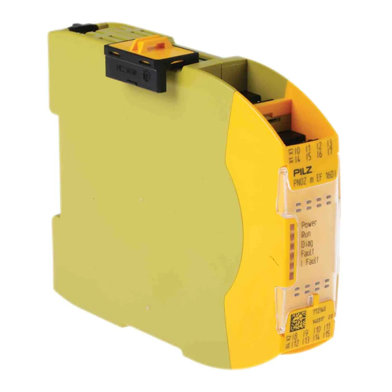 PILZ PNOZ M EF 16DI OPERATING MANUAL Pdf Download | ManualsLib