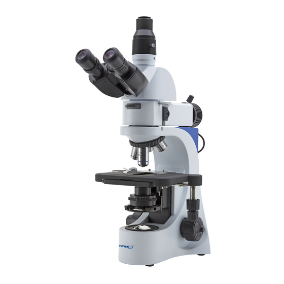 VWR VISISCOPE 300 SERIES INSTRUCTION MANUAL Pdf Download | ManualsLib