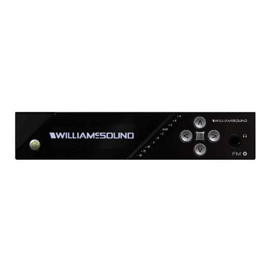 WILLIAMS SOUND FM+ SERIES USER MANUAL Pdf Download | ManualsLib