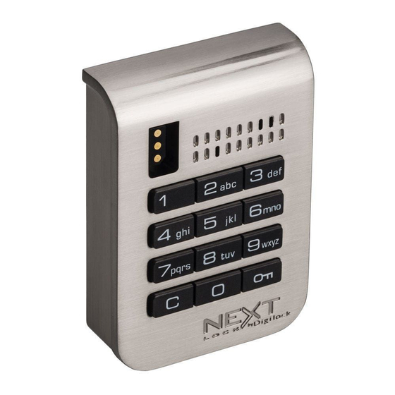 DIGILOCK NEXTLOCK CUE SERIES MANUAL Pdf Download | ManualsLib