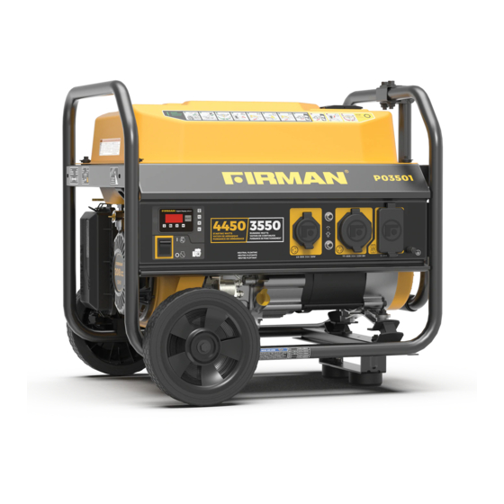 FIRMAN P03501 OWNER'S MANUAL Pdf Download | ManualsLib