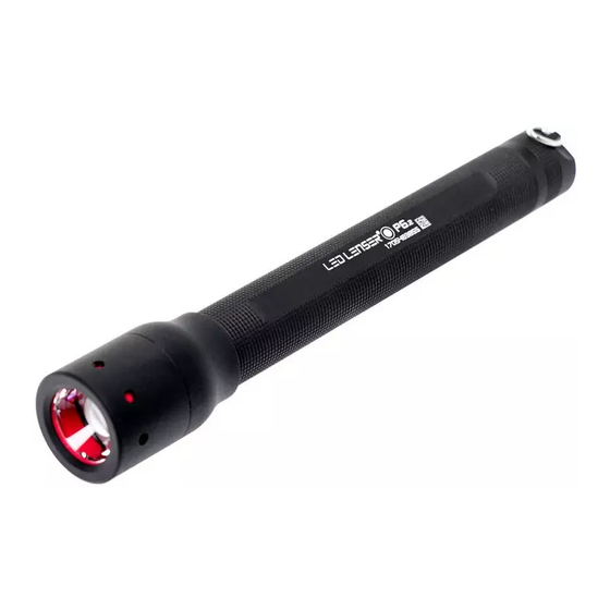 LED LENSER P6.2 QUICK START MANUAL Pdf Download | ManualsLib