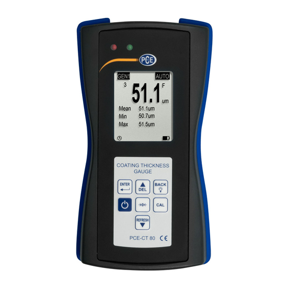 PCE HEALTH AND FITNESS PCE-CT 80 USER MANUAL Pdf Download | ManualsLib