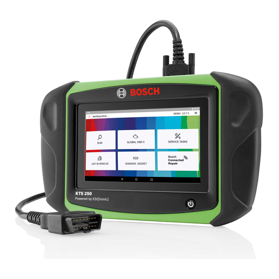 BOSCH KTS 250 ORIGINAL OPERATING INSTRUCTIONS Pdf Download | ManualsLib