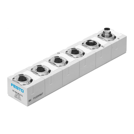FESTO CPI-CL SERIES MANUAL Pdf Download | ManualsLib