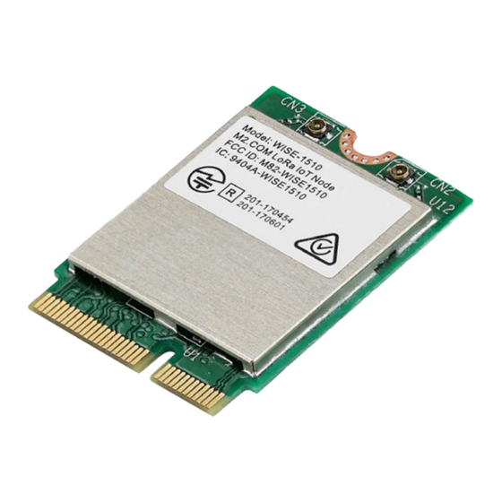 ADVANTECH WISE-1510 USER MANUAL Pdf Download | ManualsLib