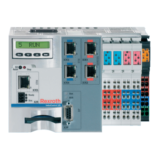 BOSCH REXROTH INDRACONTROL L25 INSTRUCTION MANUAL Pdf Download | ManualsLib