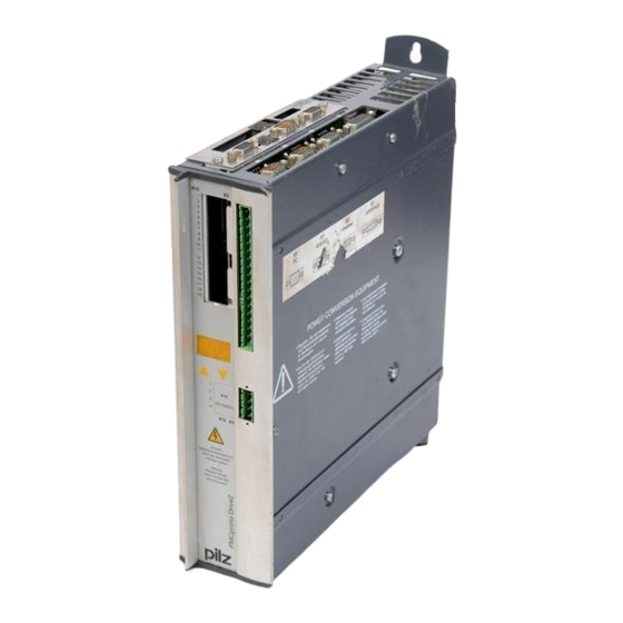 PILZ PMCPRIMO DRIVE2 INSTALLATION MANUAL Pdf Download | ManualsLib