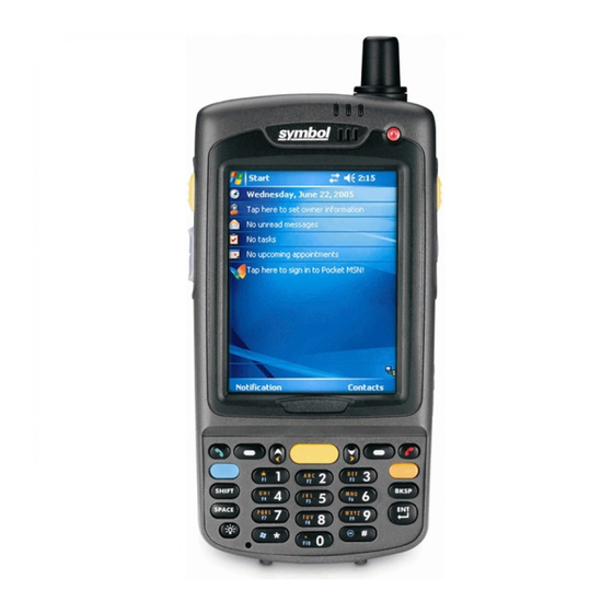 SYMBOL MC70 USER MANUAL Pdf Download | ManualsLib