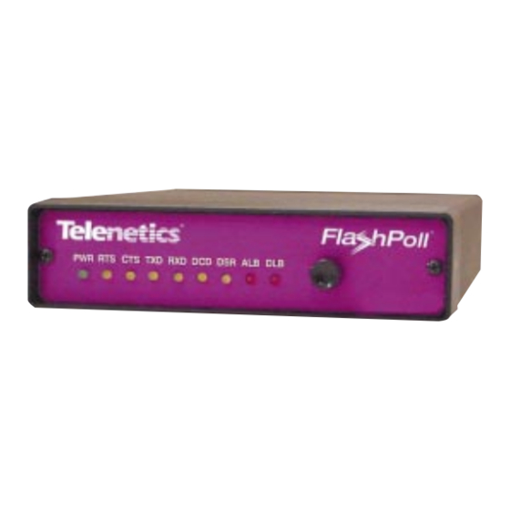 TELENETICS FLASHPOLL DSP9612FP SPECIFICATIONS Pdf Download | ManualsLib