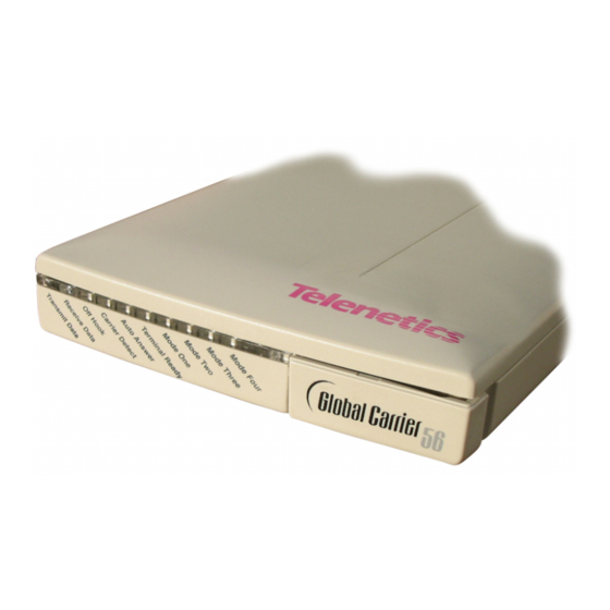 TELENETICS GLOBAL CARRIER 56 USER MANUAL Pdf Download | ManualsLib