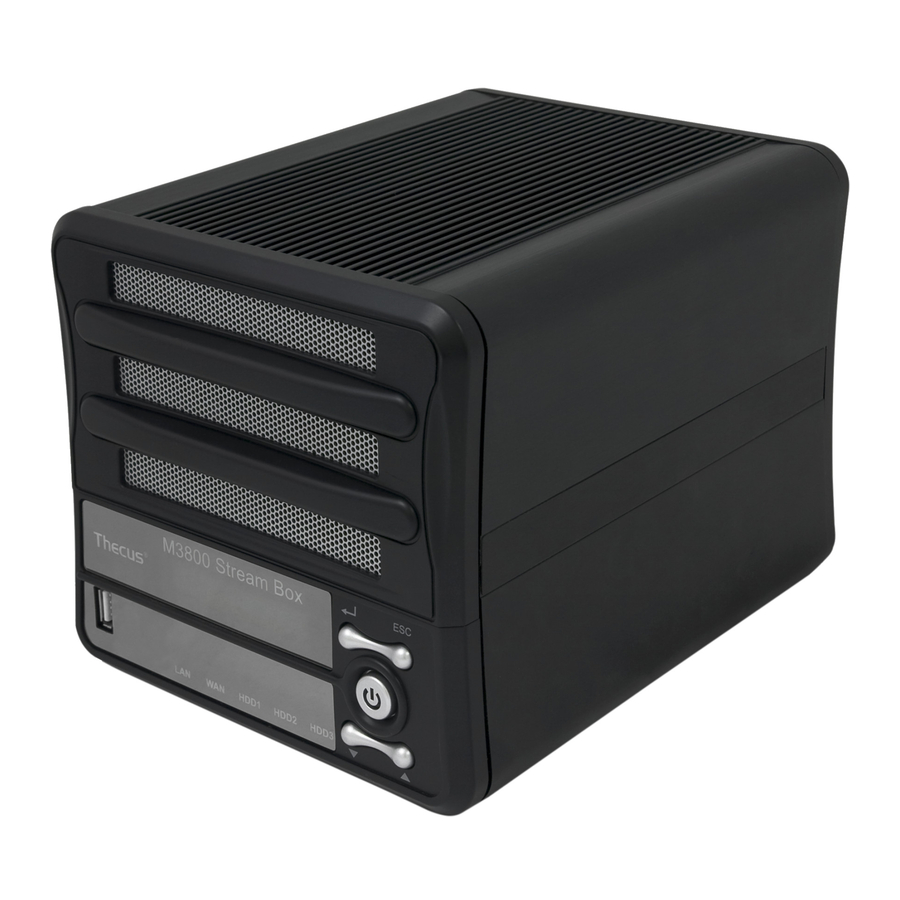 THECUS M3800 USER MANUAL Pdf Download | ManualsLib