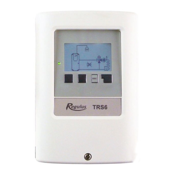 REGULUS TRS6 K INSTALLATION AND OPERATION MANUAL Pdf Download | ManualsLib