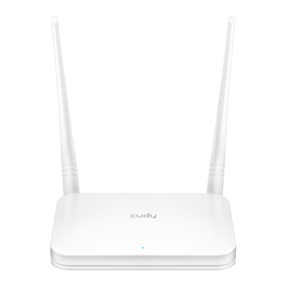 CUDY WR300 QUICK INSTALLATION MANUAL Pdf Download | ManualsLib