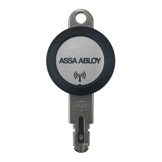 ASSA ABLOY CLIQ ECLIQ CONNECT KEY OPERATING INSTRUCTIONS MANUAL Pdf ...