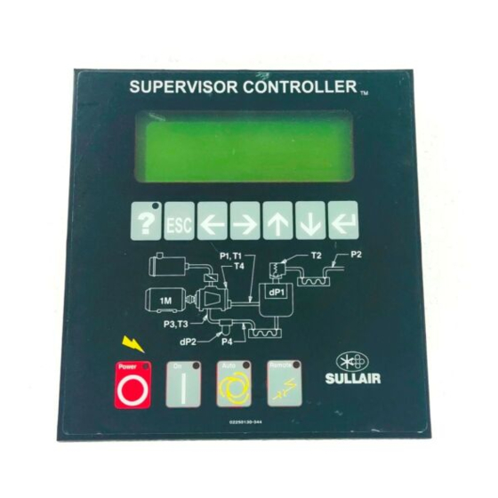 SULLAIR SUPERVISOR CONTROLLER SERIES INSTRUCTION MANUAL Pdf Download | ManualsLib