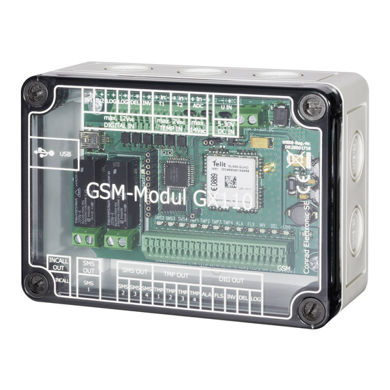 CONRAD GX110 OPERATING INSTRUCTIONS MANUAL Pdf Download | ManualsLib