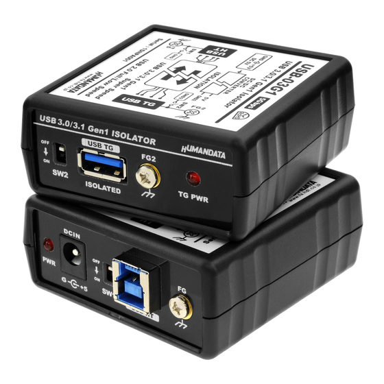 HUMANDATA USB-03G1 USER MANUAL Pdf Download | ManualsLib