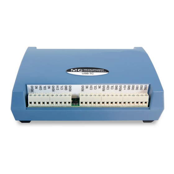 MEASUREMENT COMPUTING USB-TC-AI USER MANUAL Pdf Download | ManualsLib