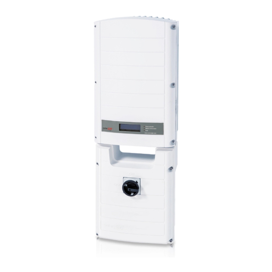 SOLAREDGE STOREDGE INSTALLATION MANUAL Pdf Download | ManualsLib
