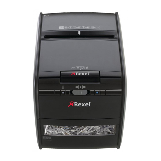 REXEL AUTO+60X INSTRUCTION MANUAL Pdf Download | ManualsLib