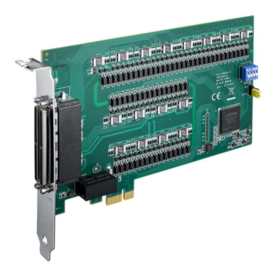 ADVANTECH PCIE-1758 SERIES USER MANUAL Pdf Download | ManualsLib