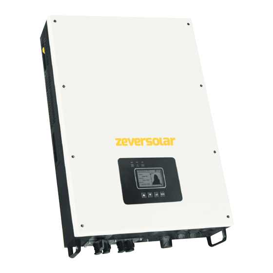 ZEVERSOLAR EVERSOL-TLC 10K INSTALLATION AND OPERATING INSTRUCTIONS ...