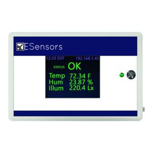 ESENSORS WEBSENSOR USER MANUAL Pdf Download | ManualsLib
