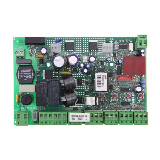 DITEC ENTREMATIC HOMELINK E2H INSTALLATION MANUAL Pdf Download | ManualsLib