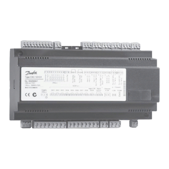 DANFOSS EKC 531D1 INSTRUCTIONS MANUAL Pdf Download | ManualsLib